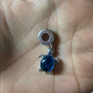 Pandora | Jewelry | Pandora Murano Glass Sea Turtle Dangle Charm | Poshmark